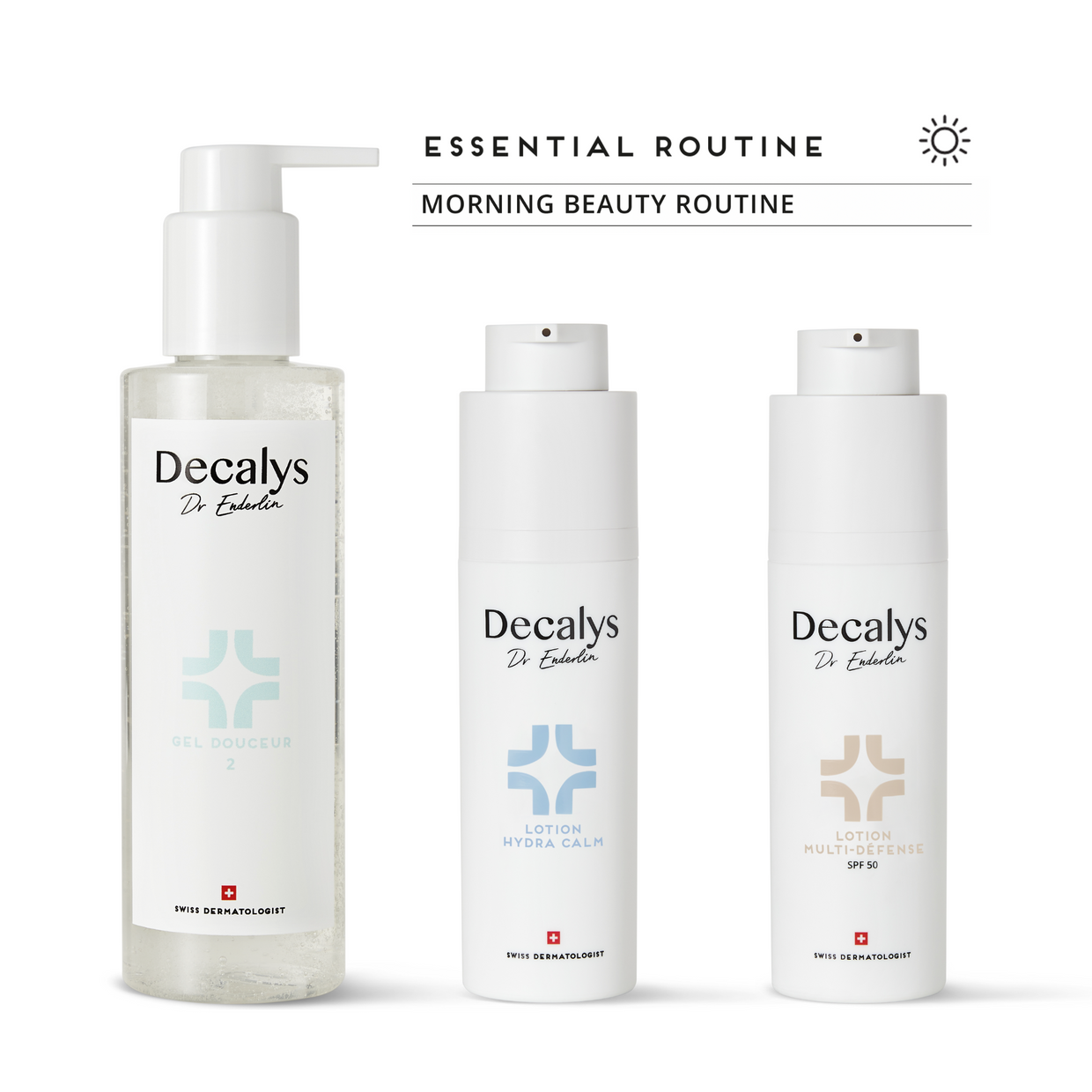 Essential Bundle Morning Routine – Basic skincare for the day – Decalys ...